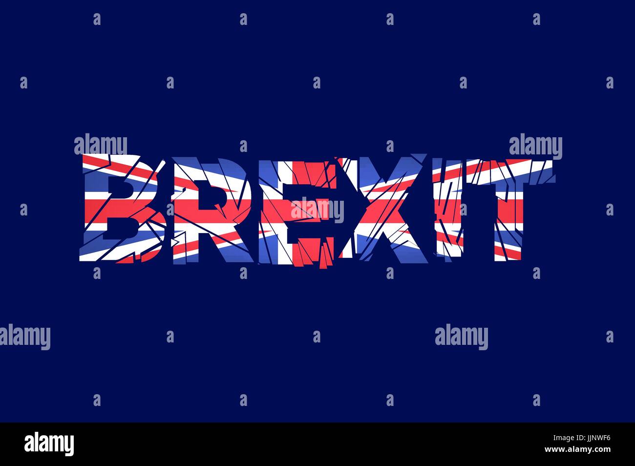 Brexit concept image Stock Vector Images - Alamy