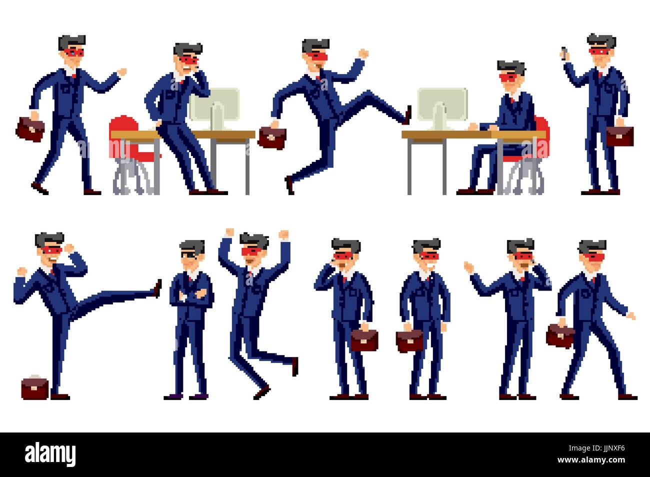 Portrait professional poses Stock Vector Images - Alamy