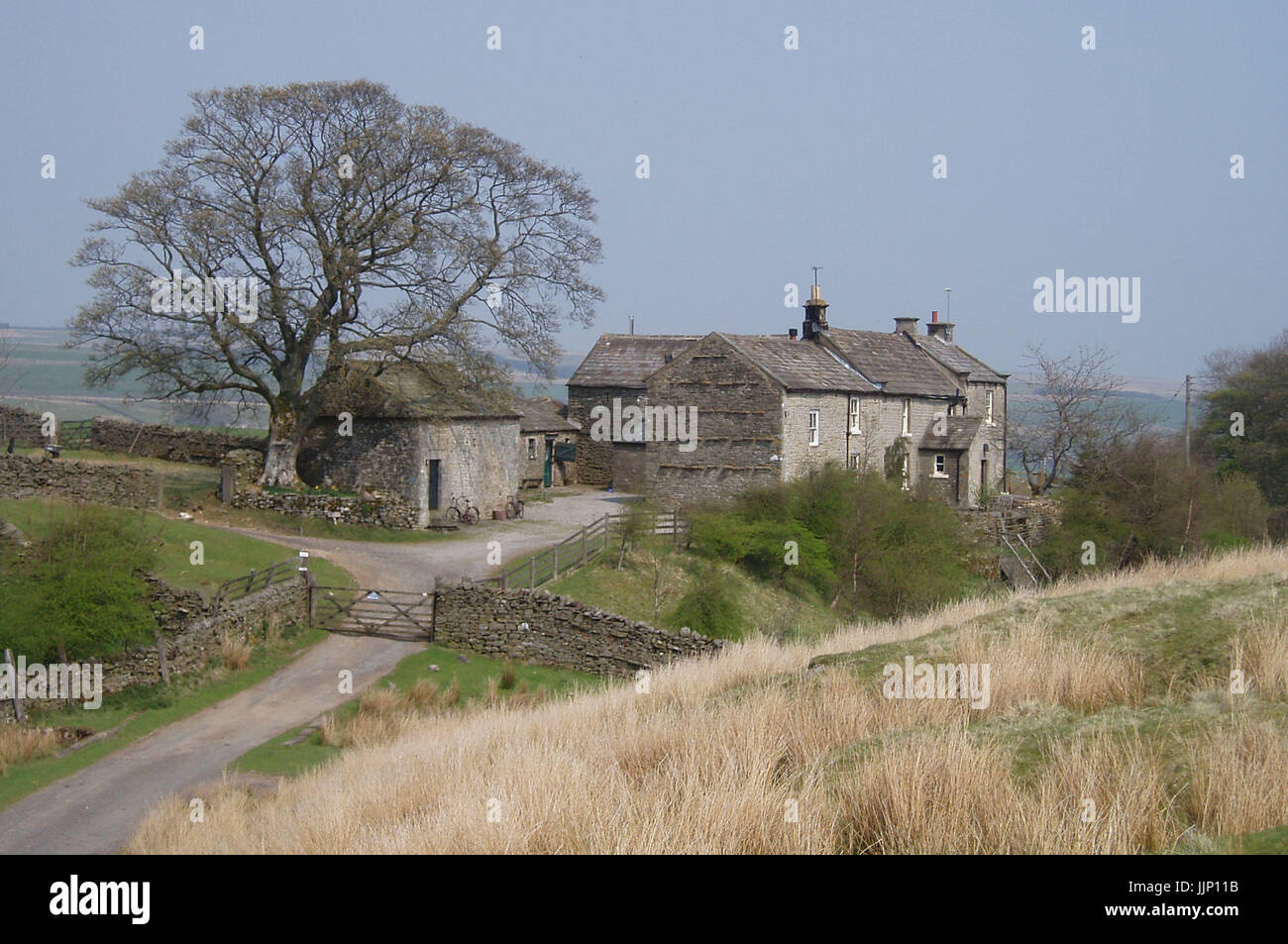The Pennine Way - Birk Hatt Farm Stock Photo - Alamy