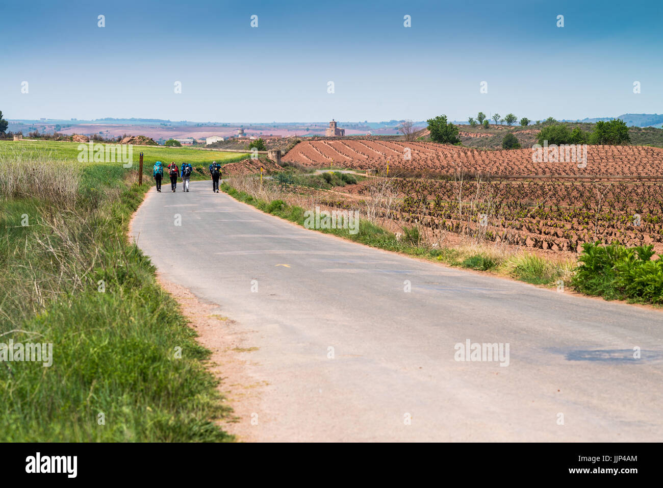 Navarrete, La Rioja, Spain, Europe. Camino de Santiago Stock Photo - Alamy