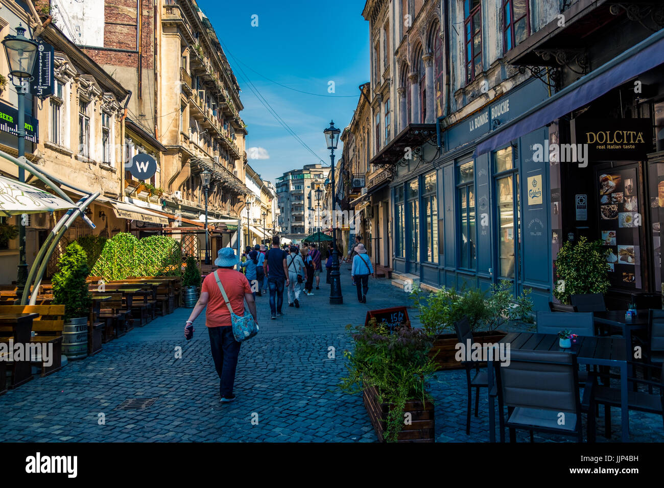 Bucharest old town hi-res stock photography and images - Alamy