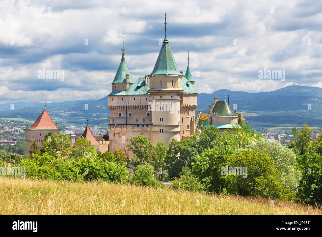 Bojnice - One of the most beautiful castles in Slovakia Stock Photo - Alamy