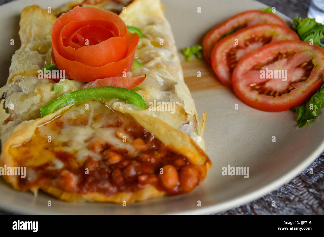 Nepalee style burito Stock Photo - Alamy