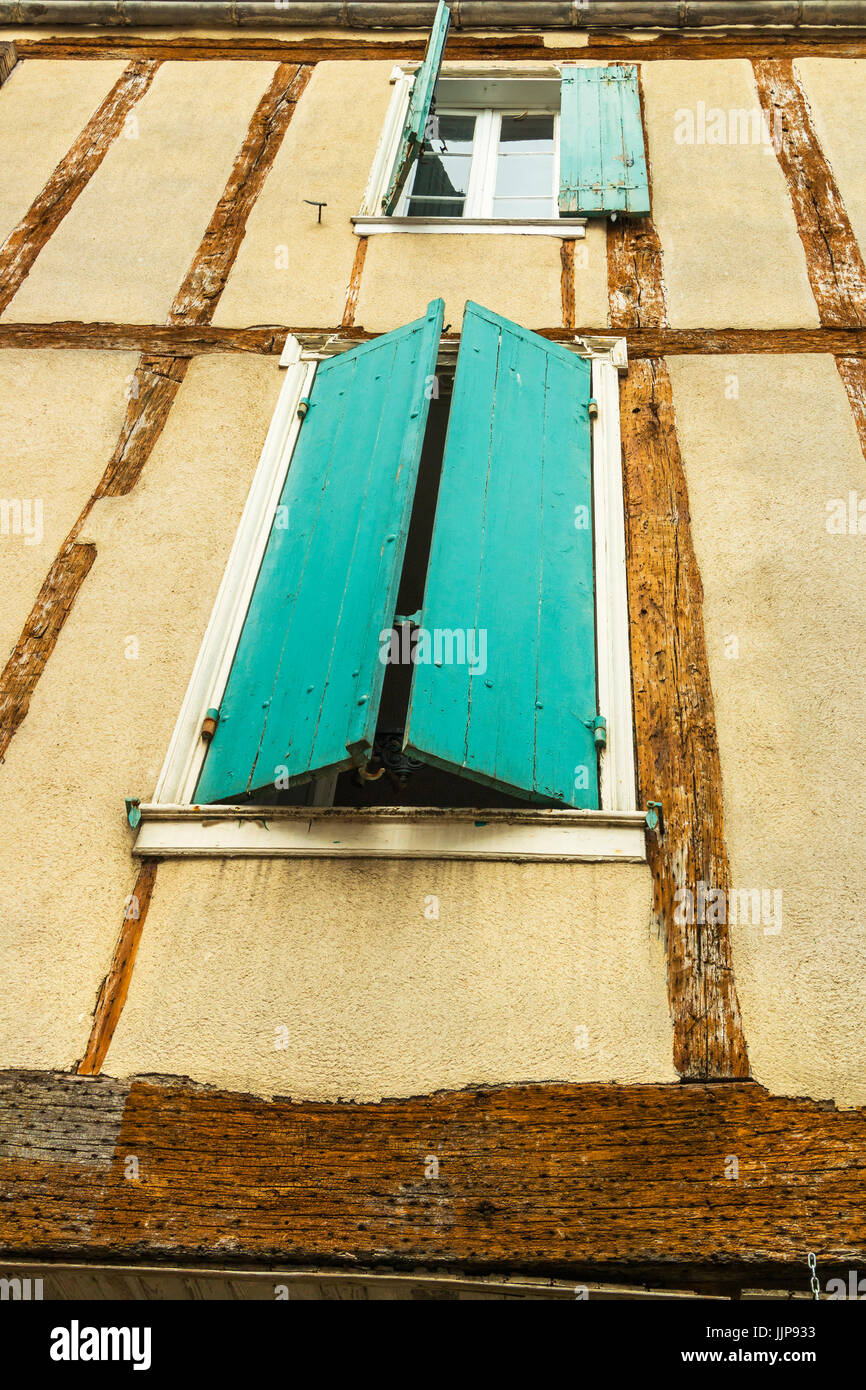 Colourful turquoise shutters hi-res stock photography and images - Alamy
