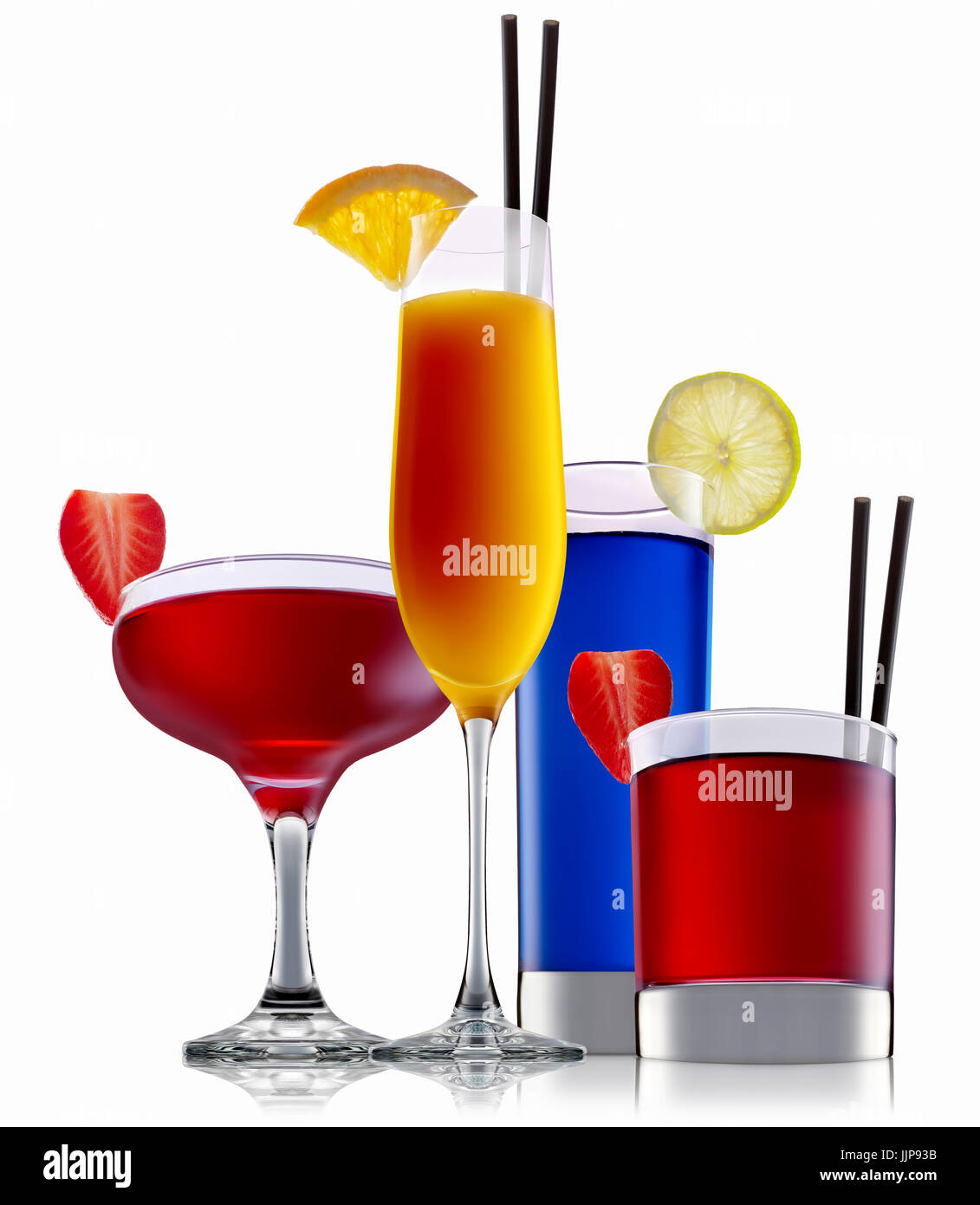 alcohol cocktail set Stock Photo - Alamy