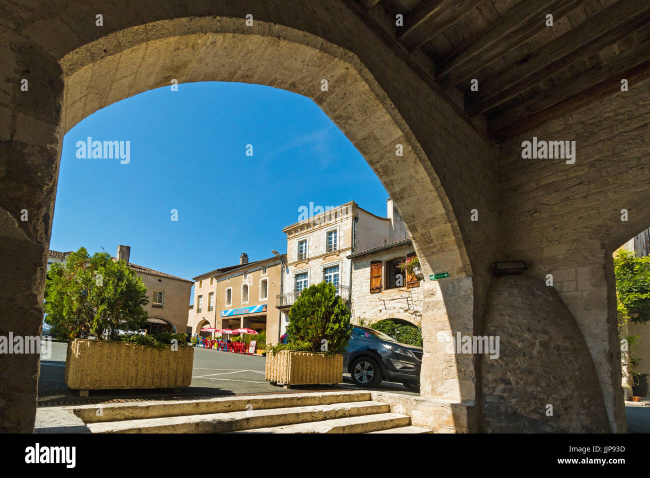 Medieval arcade & Place des Cornieres at this pretty south western ...