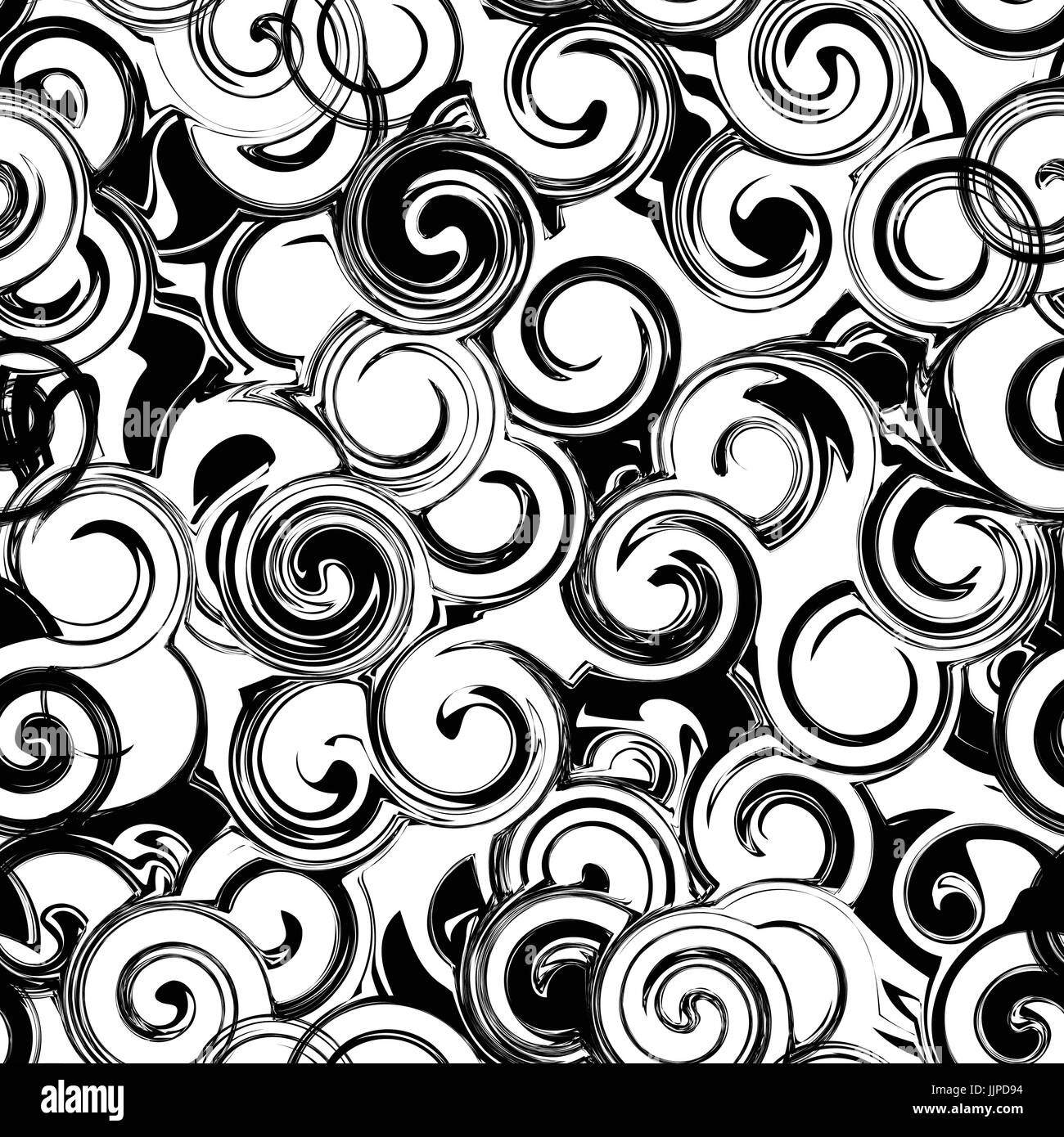 Curly curl curls Black and White Stock Photos & Images - Alamy