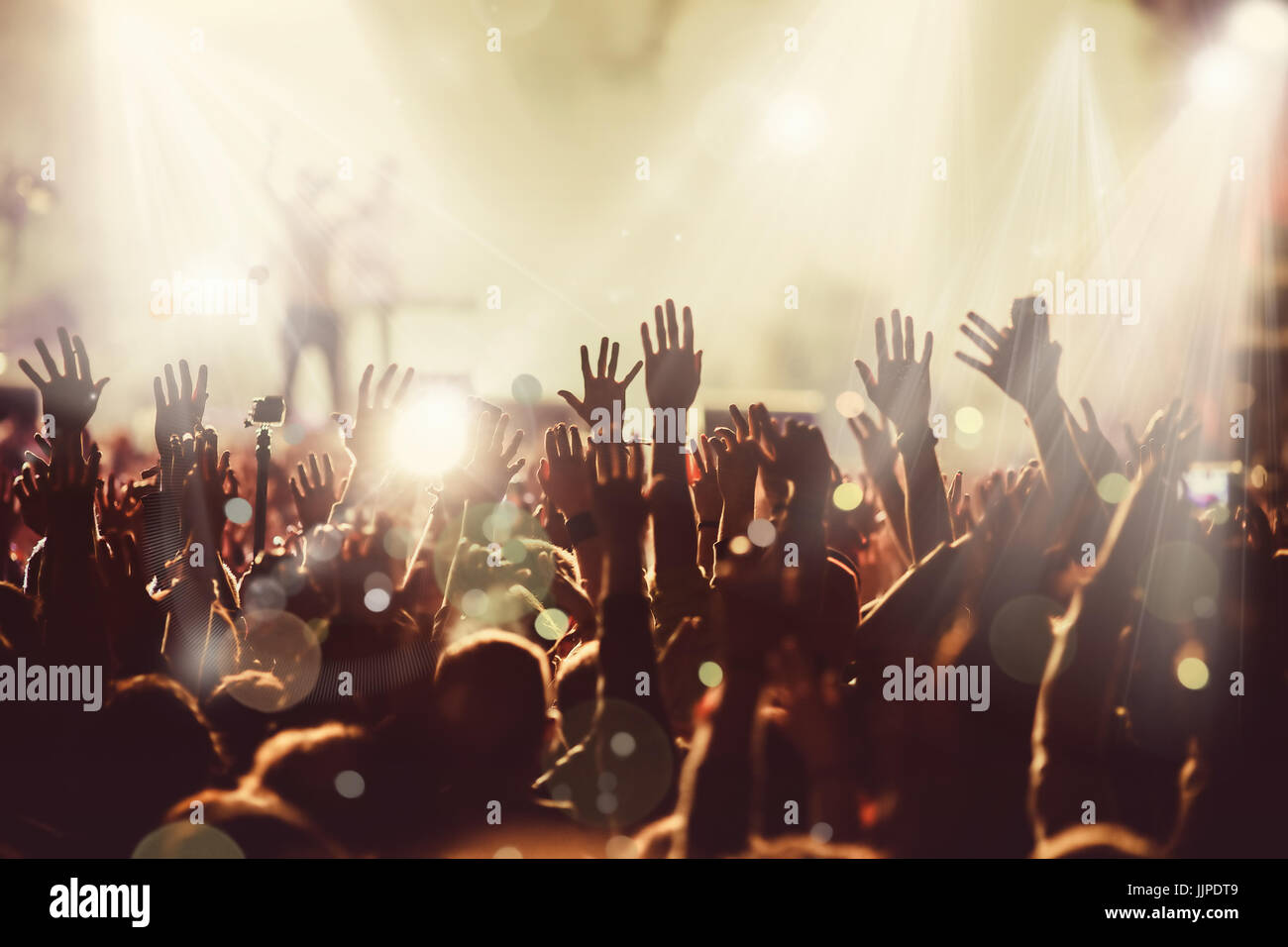 crowd at concert - summer music festival Stock Photo - Alamy