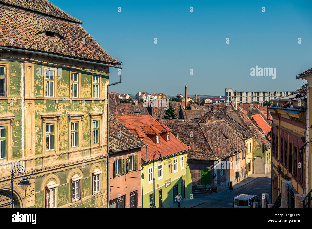 a tour in Sibiu Stock Photo - Alamy
