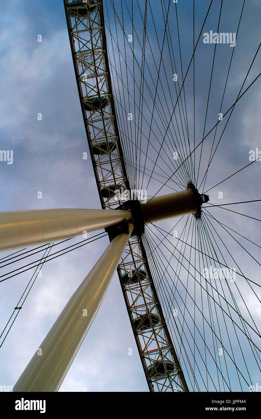 The London Eye, is a giant Ferris wheel on the South Bank of the River ...