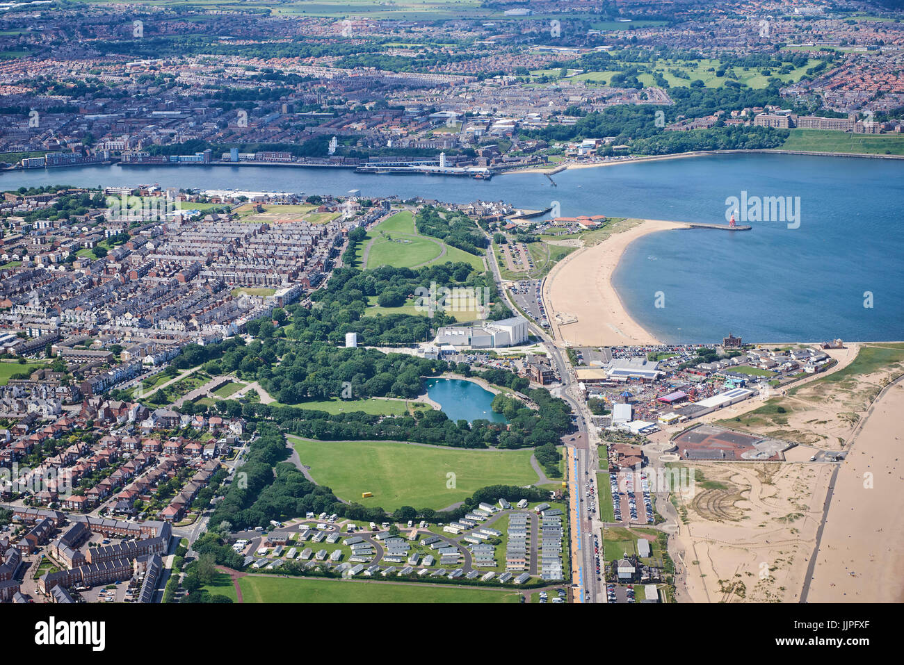 Aerial air south shields hi-res stock photography and images - Alamy