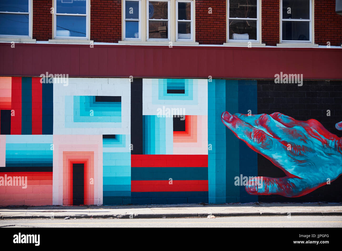 Street art in Detroit Stock Photo - Alamy