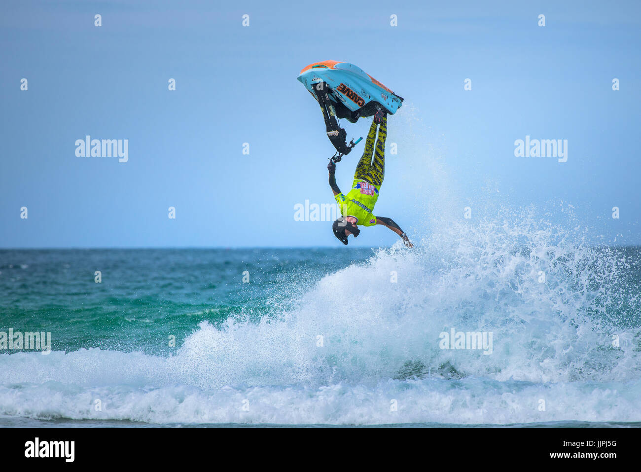 British jetski star Dan Foy competes in the IFWA Championships at ...