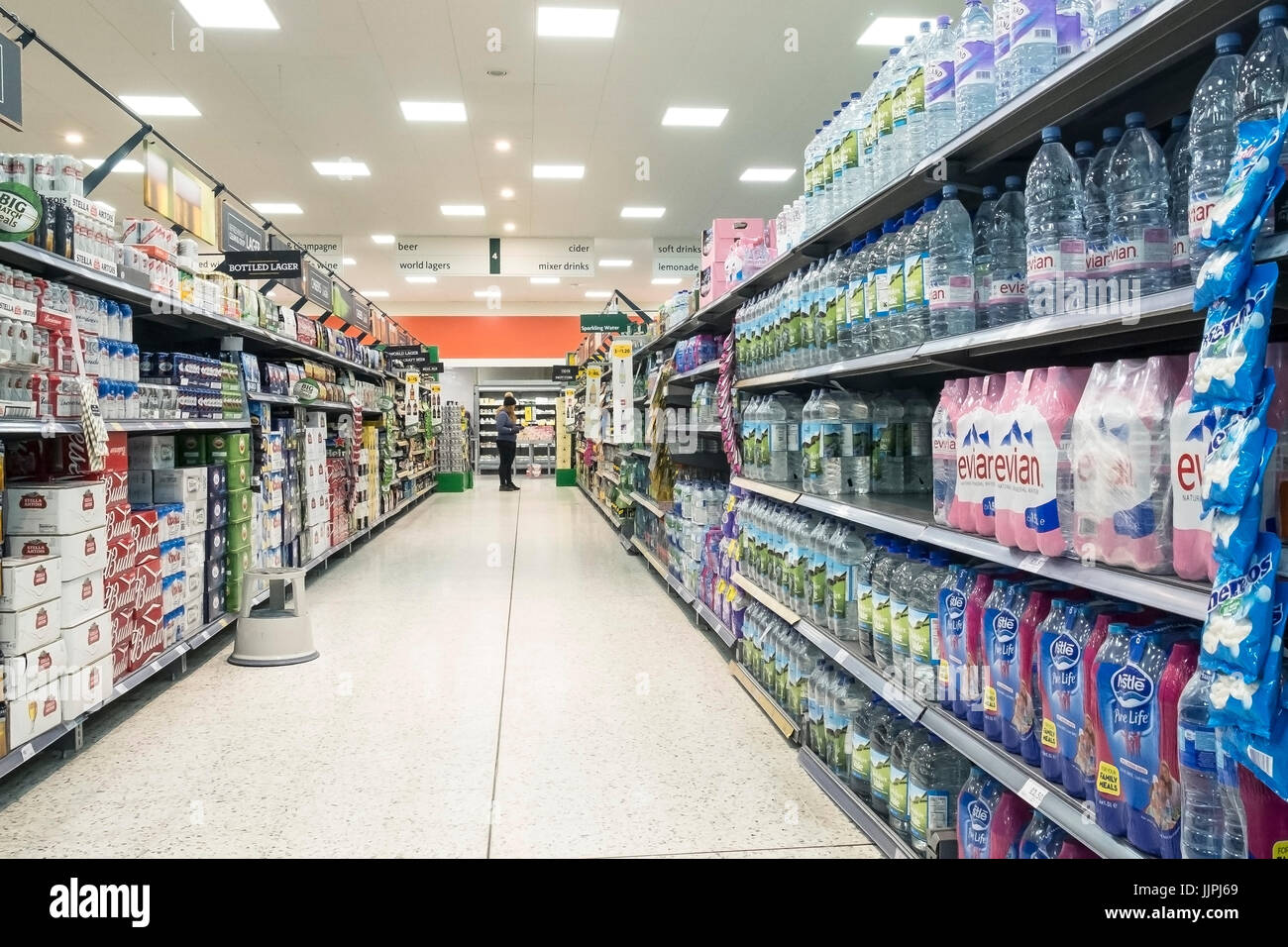 The interior of a Morrisons supermarket Stock Photo - Alamy
