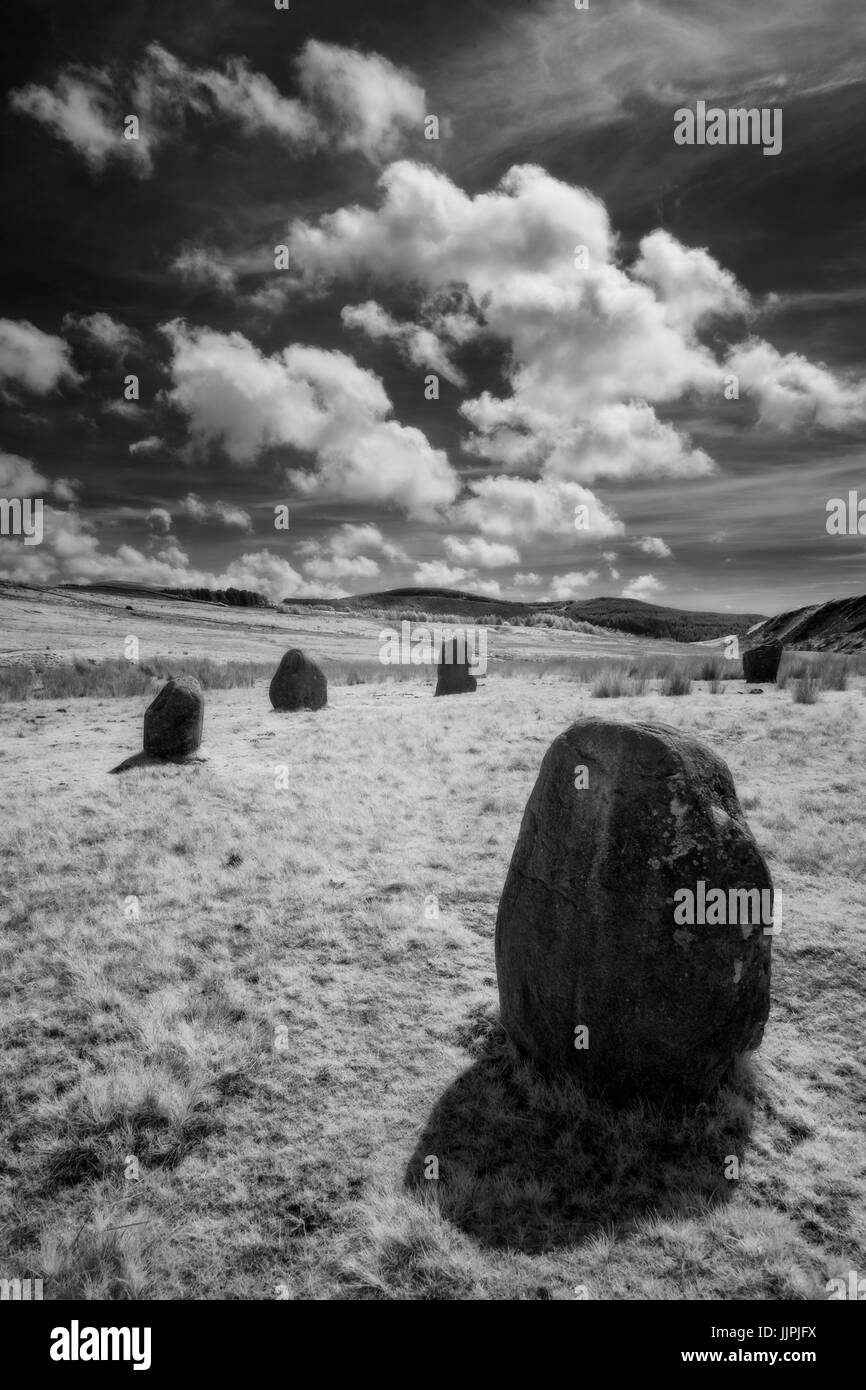 Blakeley Rise Stone Circle in Cumbria Stock Photo - Alamy