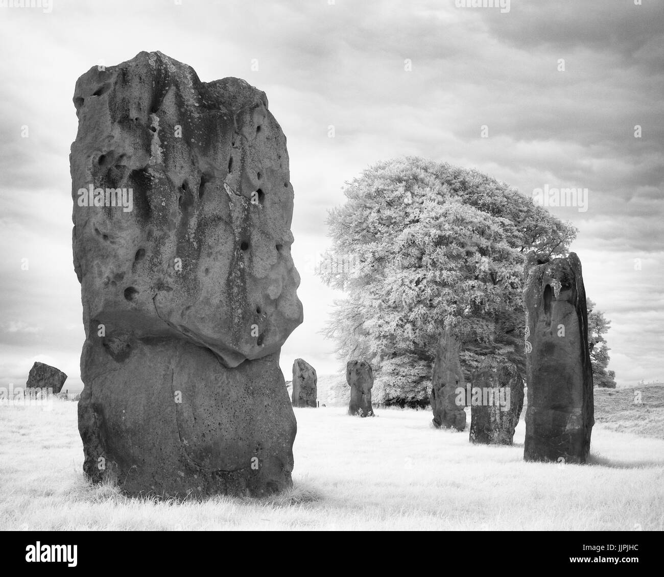 Avebury Stone Circle in Wiltshire Stock Photo - Alamy