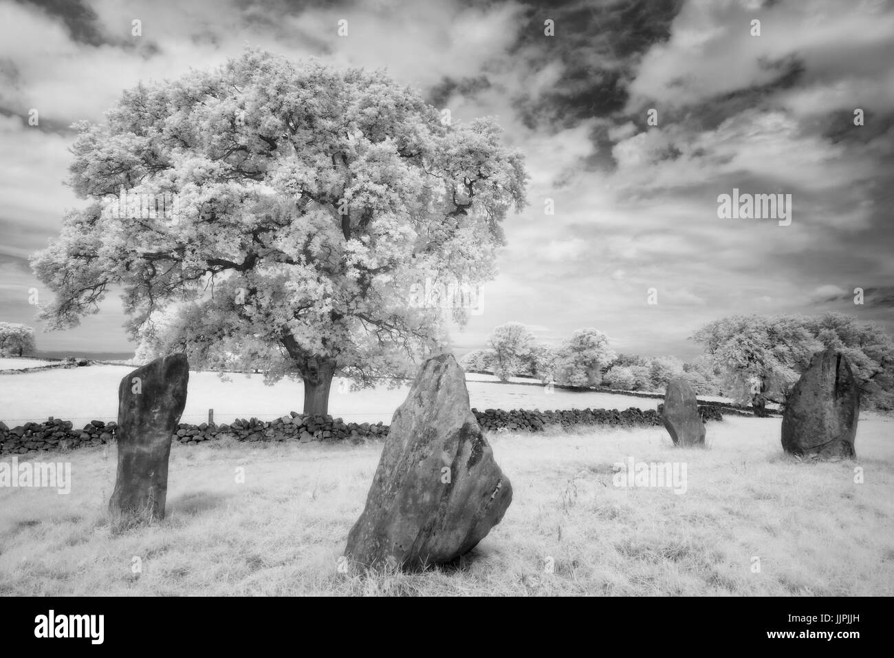 Nine stones close in derbyshire, england hi-res stock photography and ...