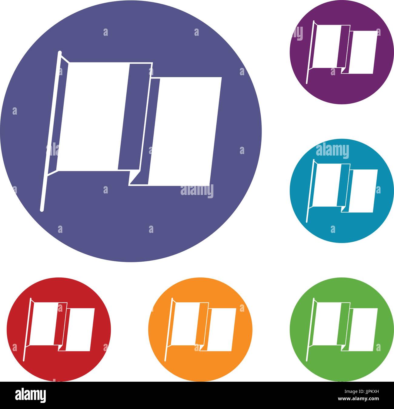 Flag of Ireland icons set Stock Vector Image & Art - Alamy