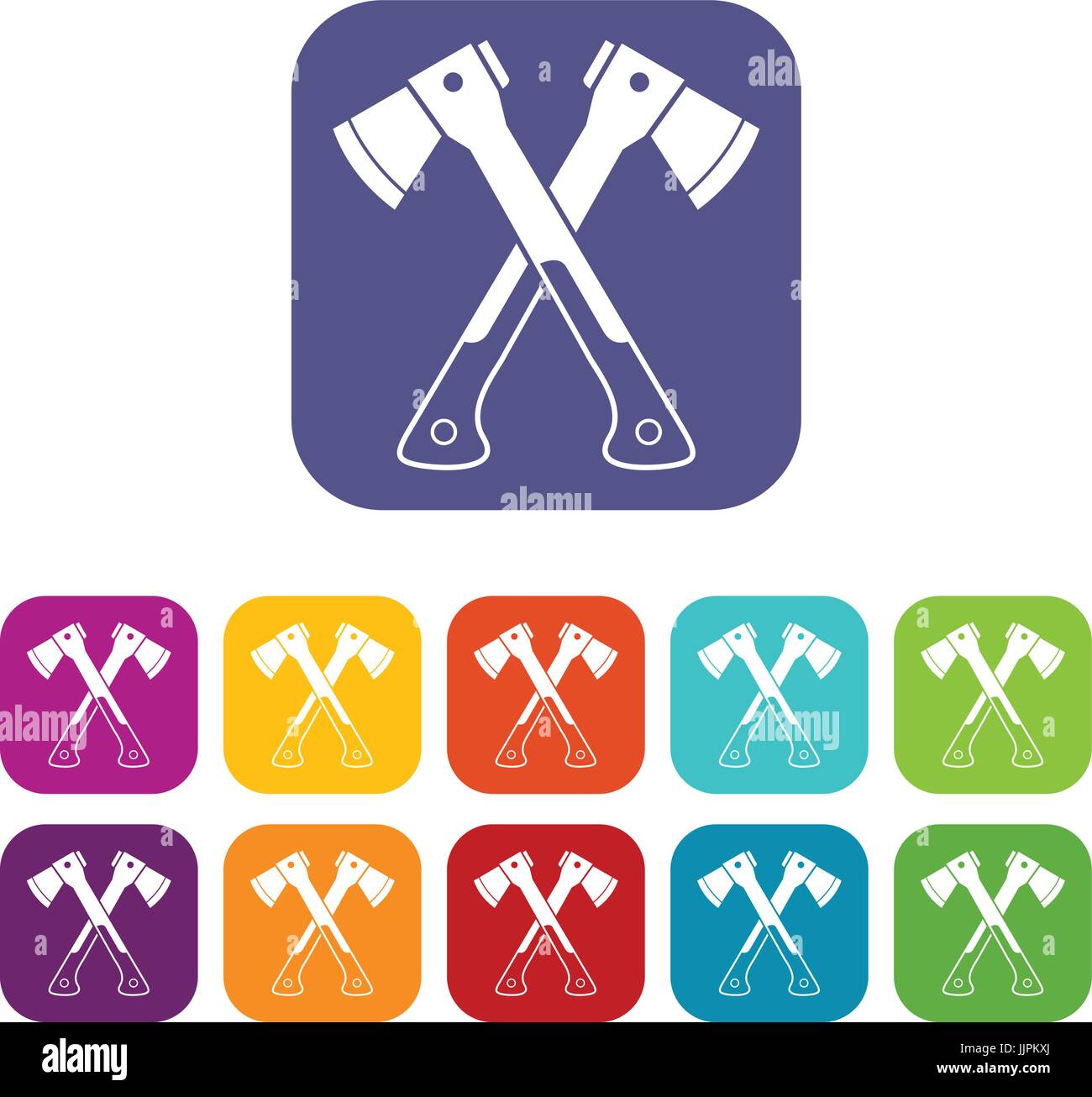 Crossed axes icons set Stock Vector Image & Art - Alamy