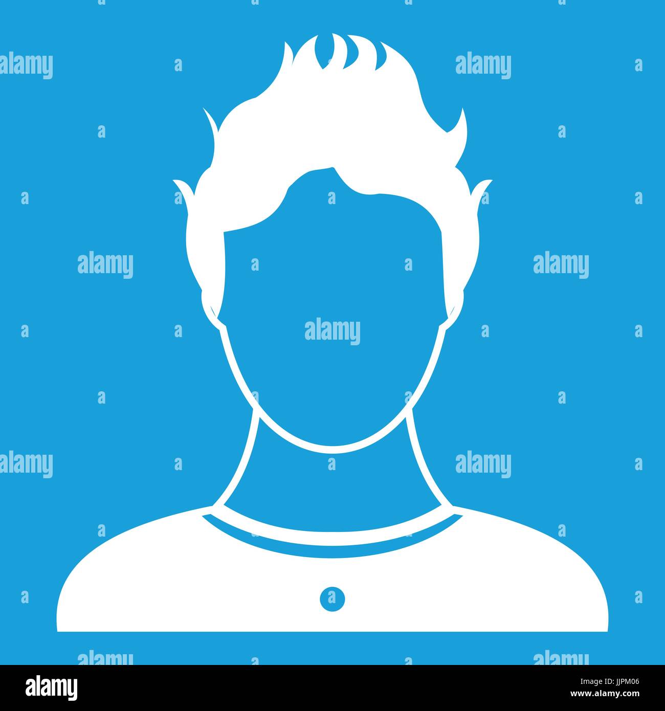 User icon white Stock Vector Image & Art - Alamy