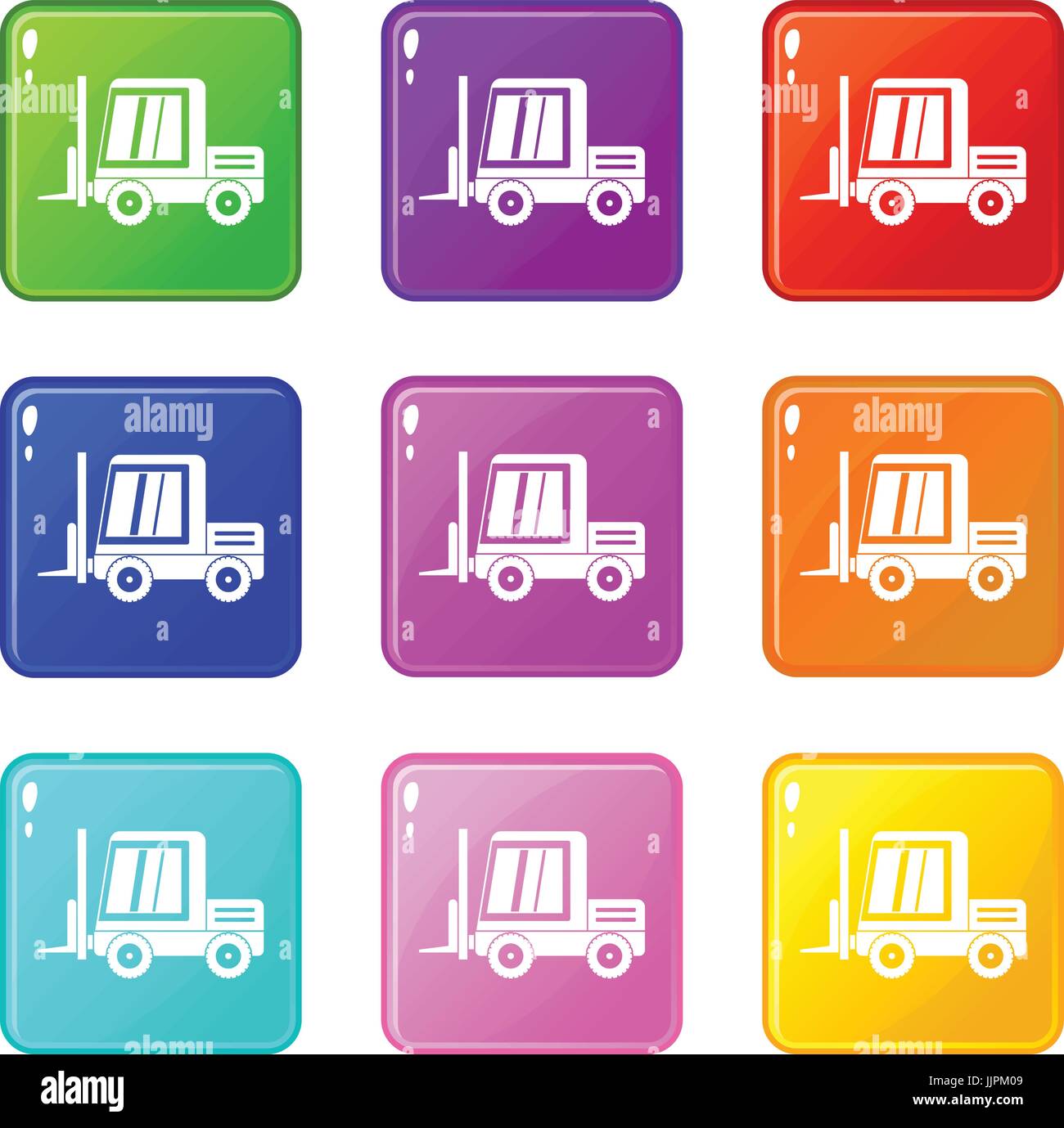 Stacker loader set 9 Stock Vector Image & Art - Alamy