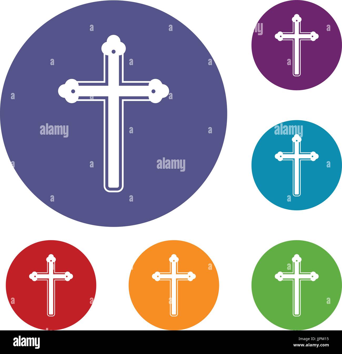 Holy cross icons set Stock Vector Image & Art - Alamy