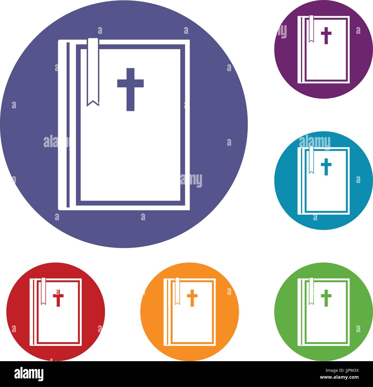 Bible icons set Stock Vector Image & Art - Alamy