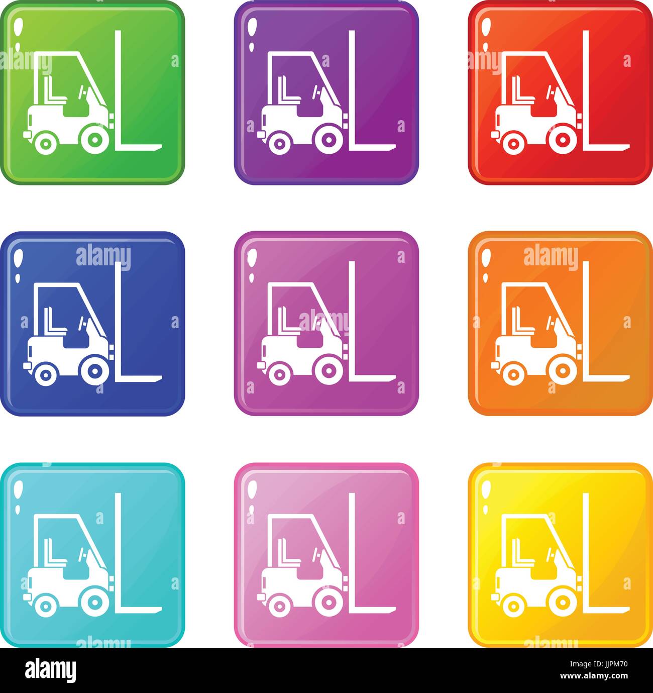 Stacker loader set 9 Stock Vector Image & Art - Alamy