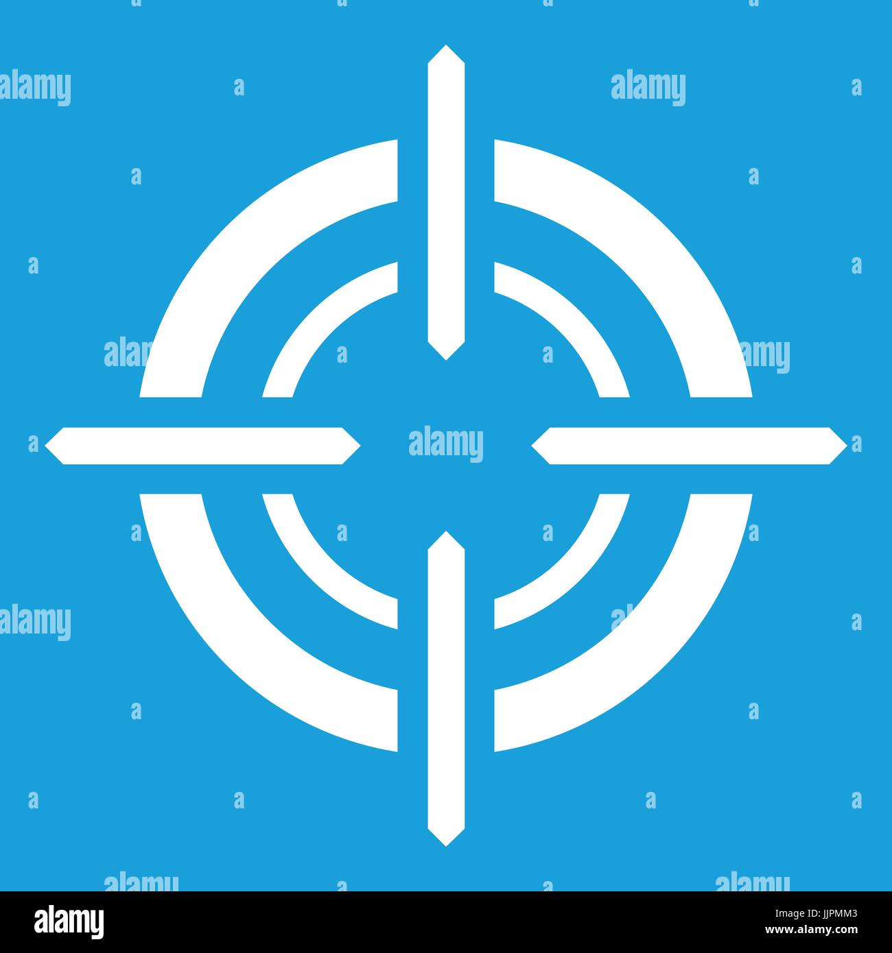 Target icon white Stock Vector Image & Art - Alamy