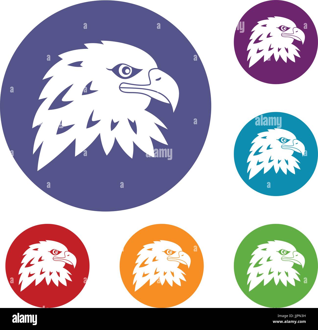 Eagle icons set Stock Vector Image & Art - Alamy