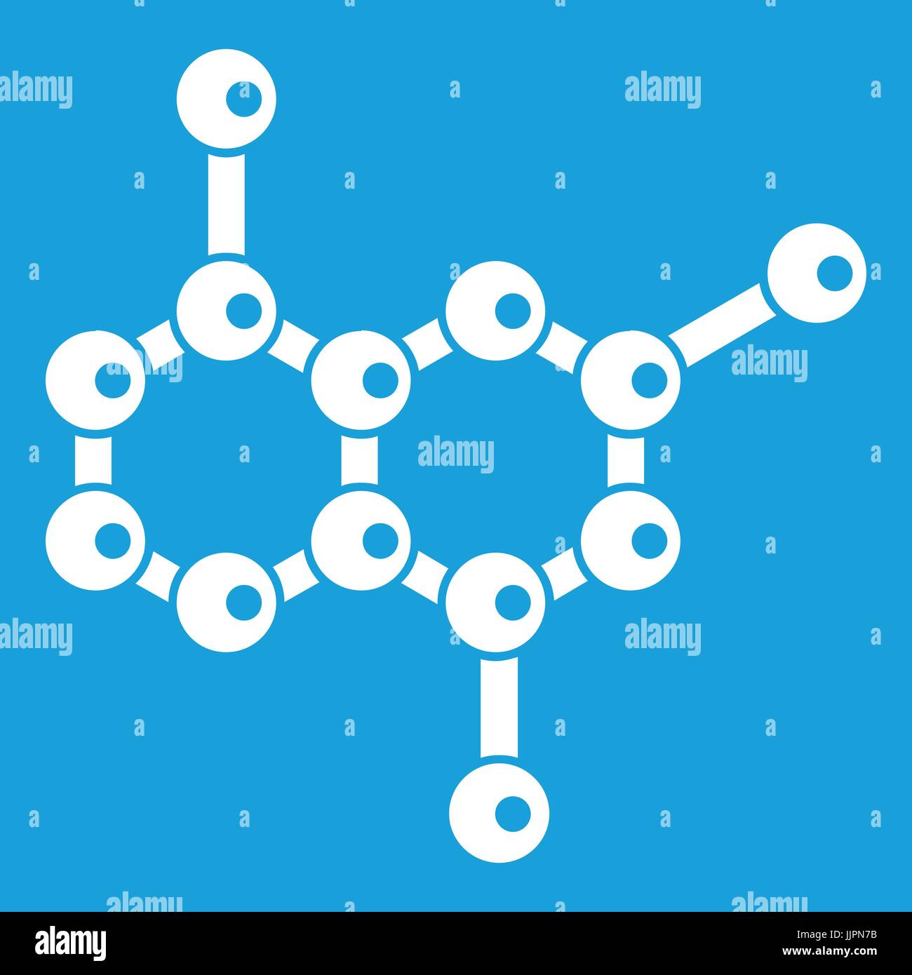 Molecule icon white Stock Vector Image & Art - Alamy