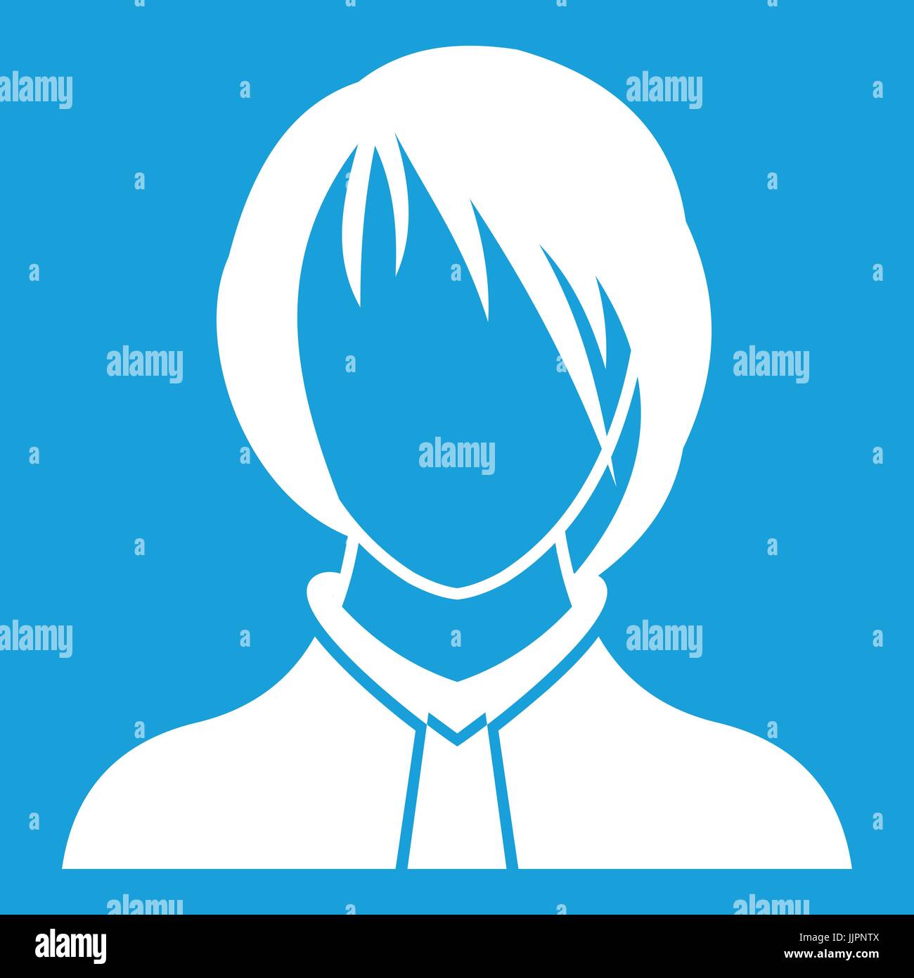 Woman icon white Stock Vector Image & Art - Alamy