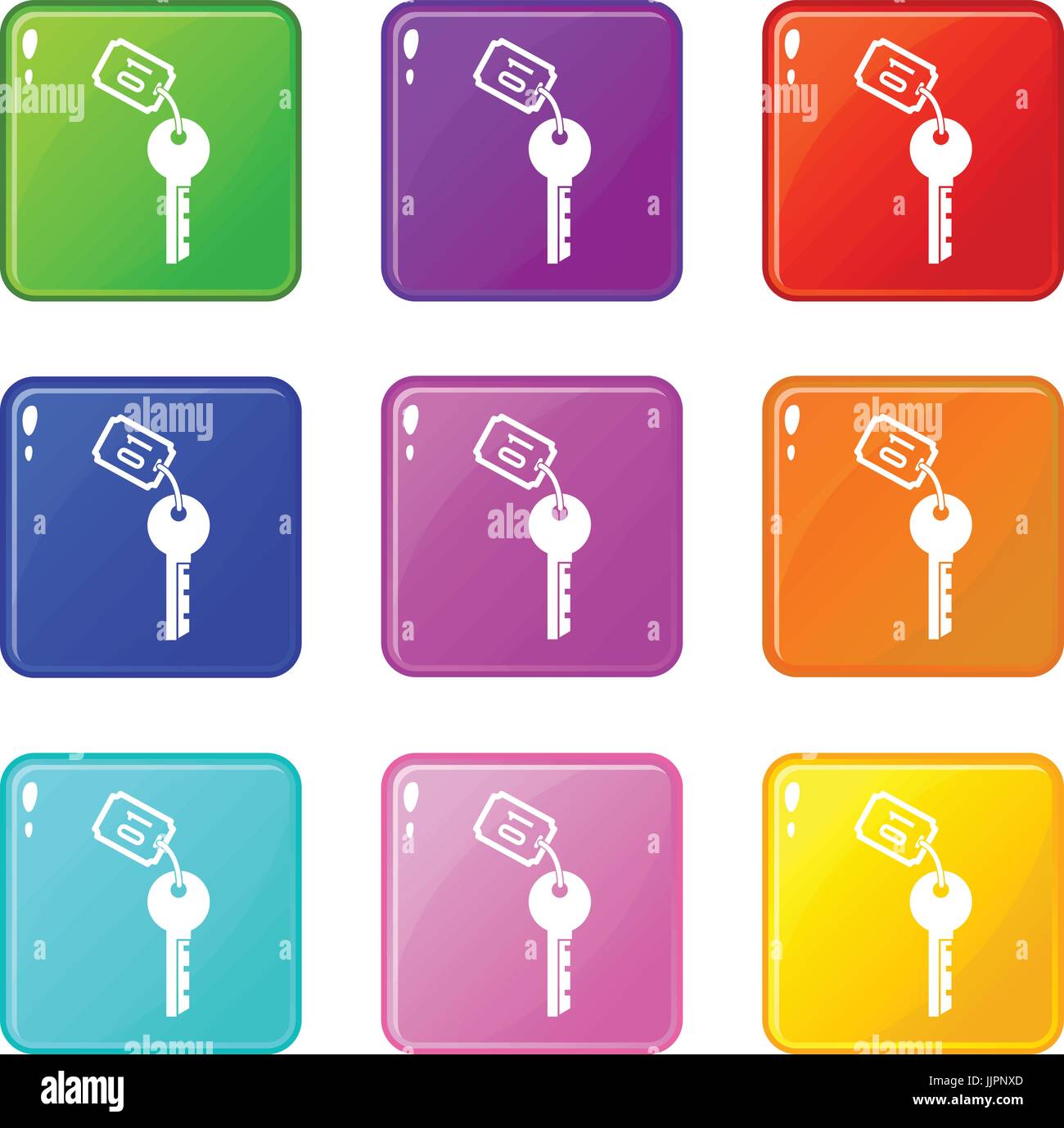 Hotel key set 9 Stock Vector Image & Art - Alamy