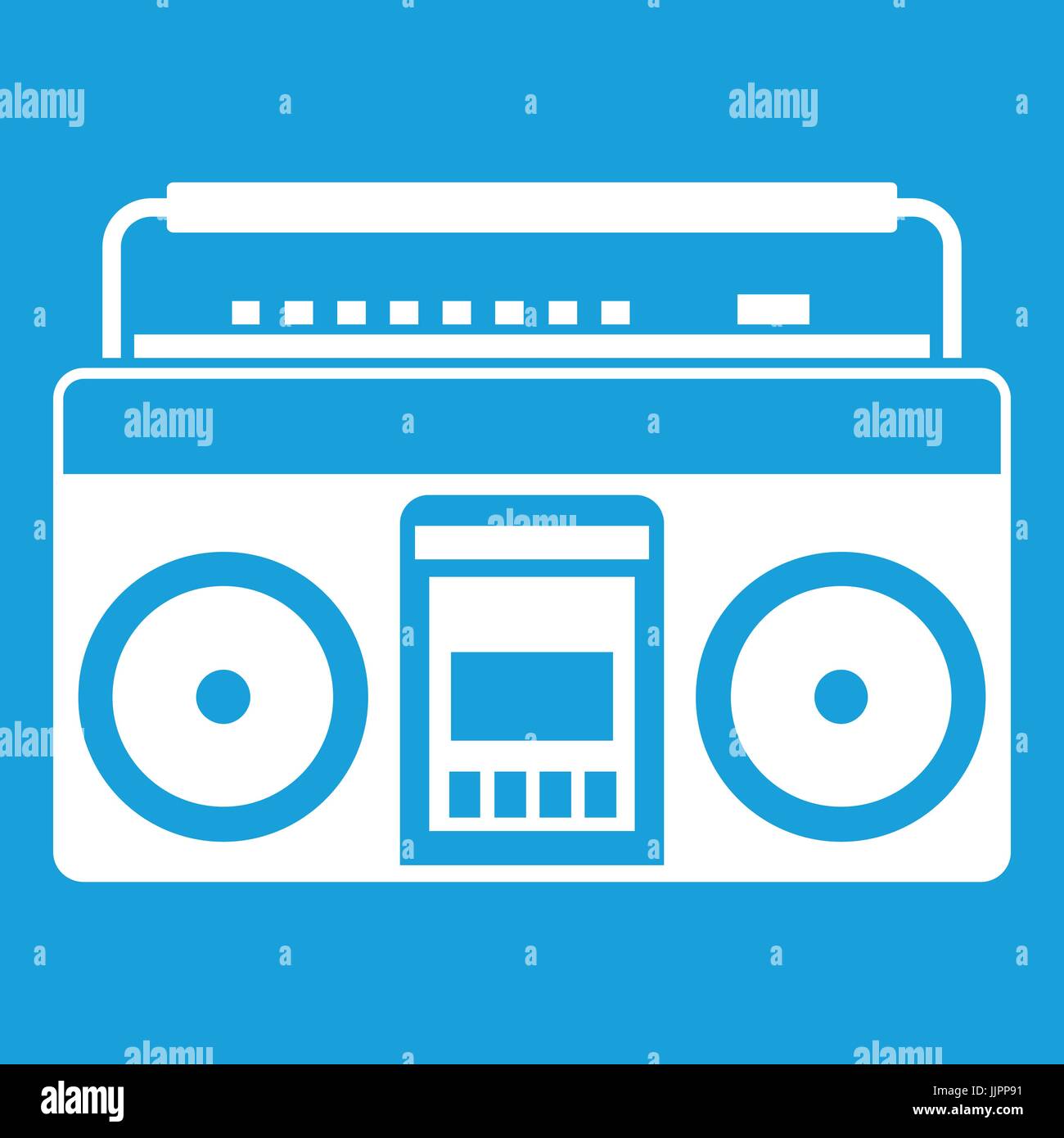 Recorder icon white Stock Vector Image & Art - Alamy