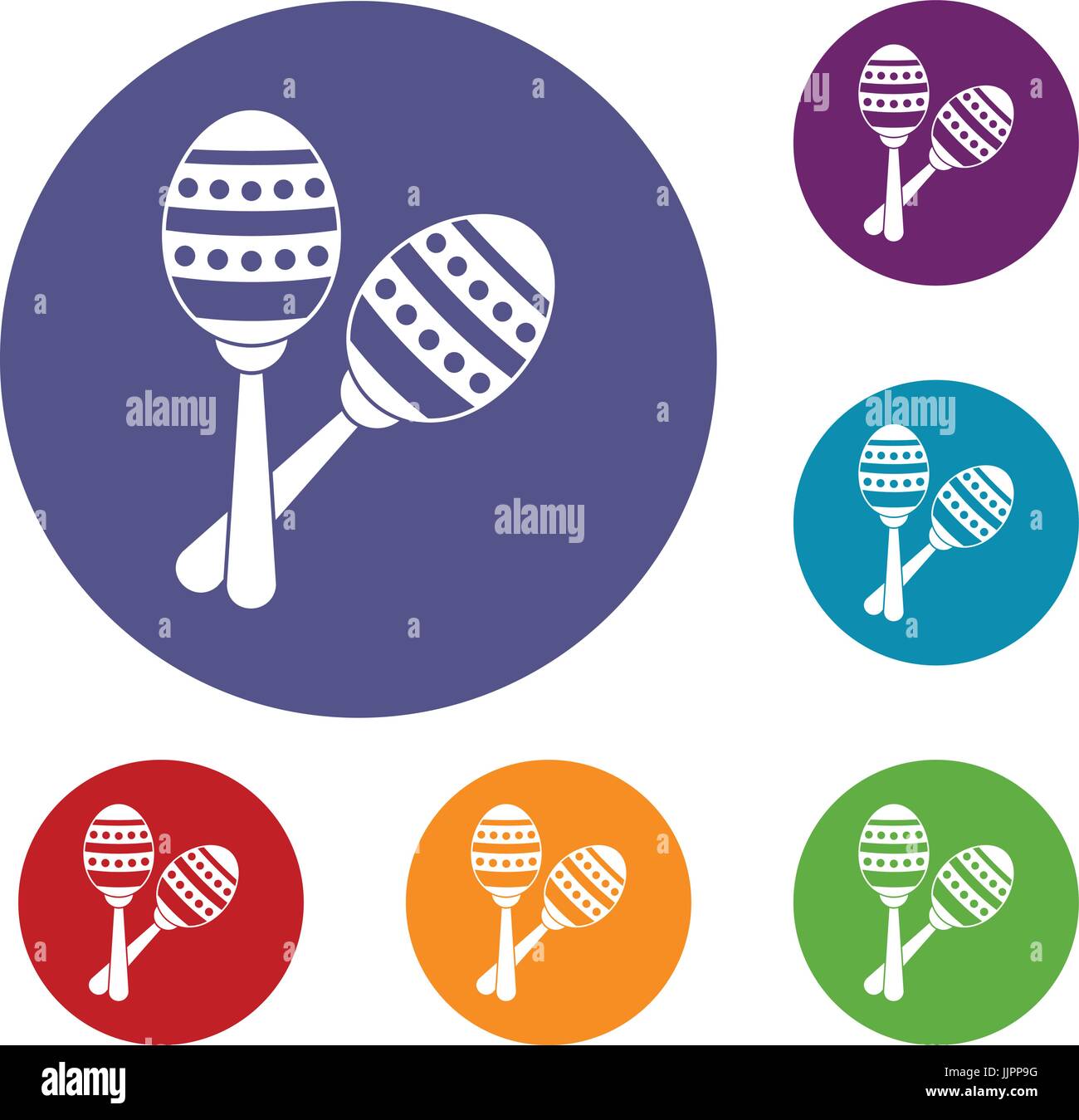 Maracas icons set Stock Vector Image & Art - Alamy