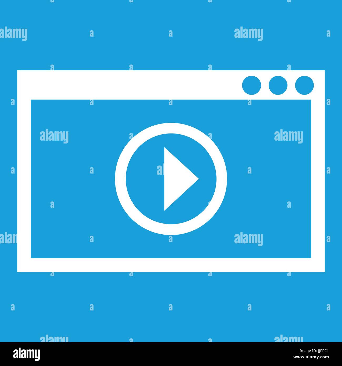 Computer screen playback Stock Vector Images - Alamy