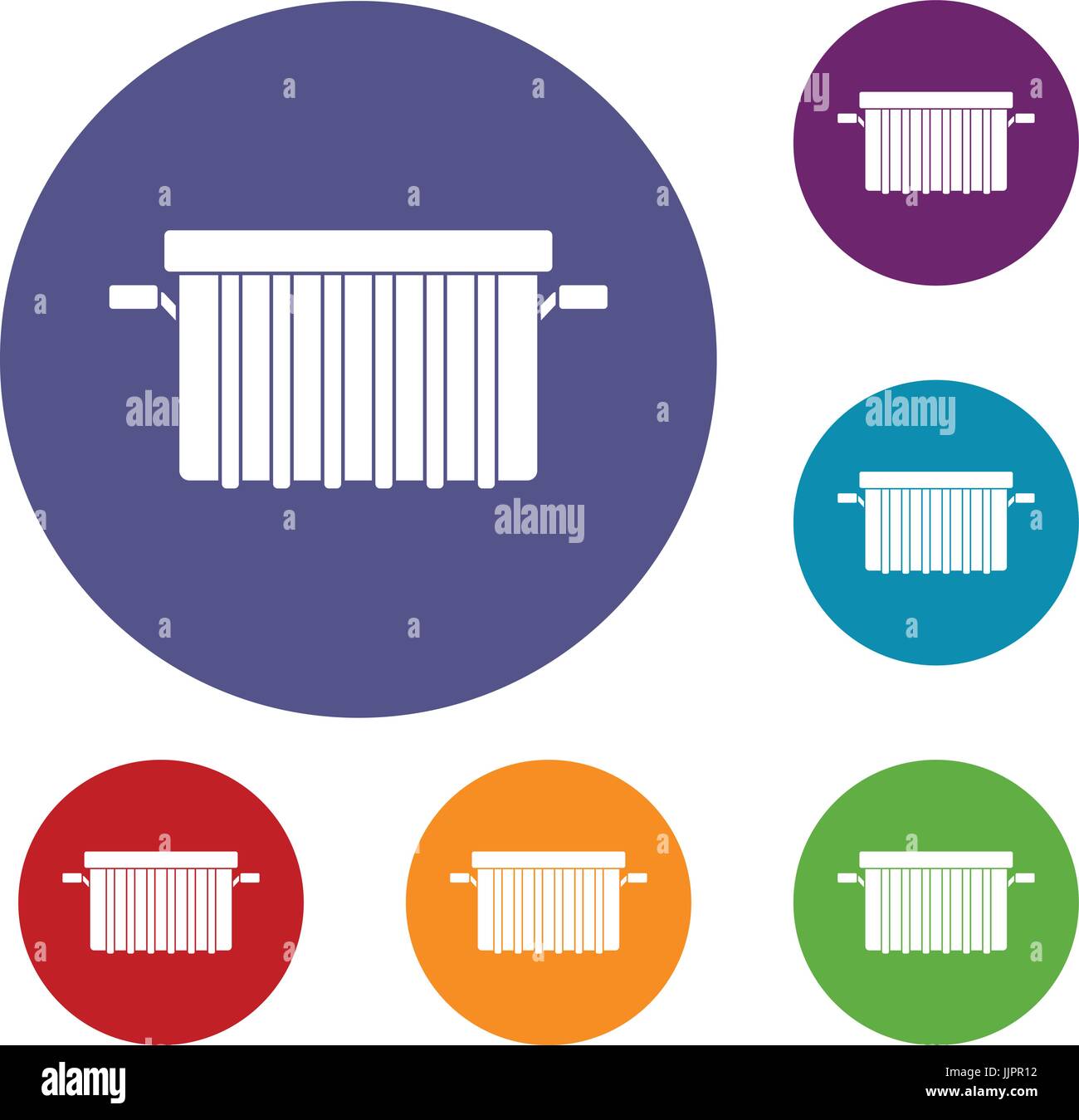 Garbage tank icons set Stock Vector Image & Art - Alamy