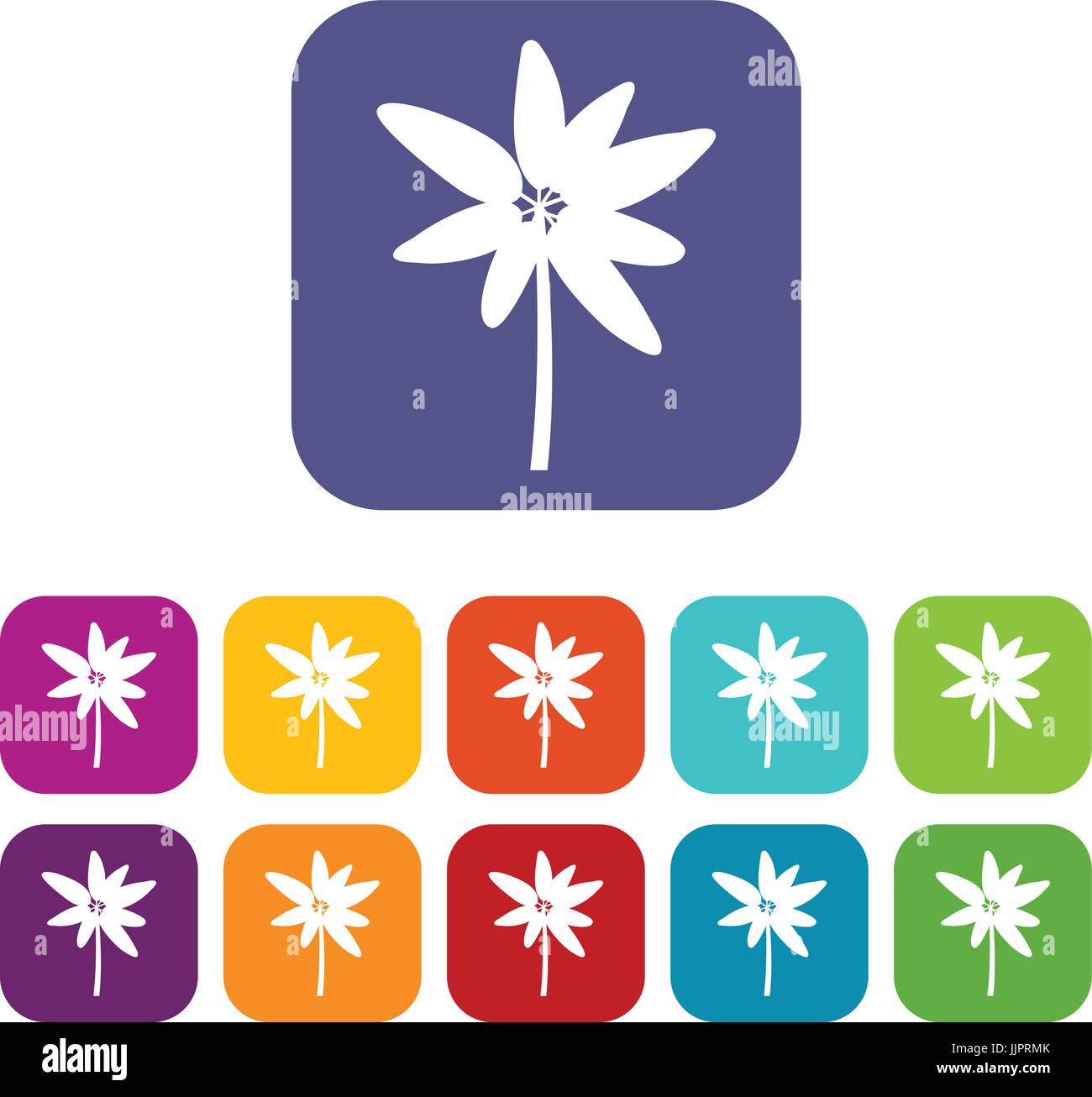 Long palm icons set Stock Vector Image & Art - Alamy