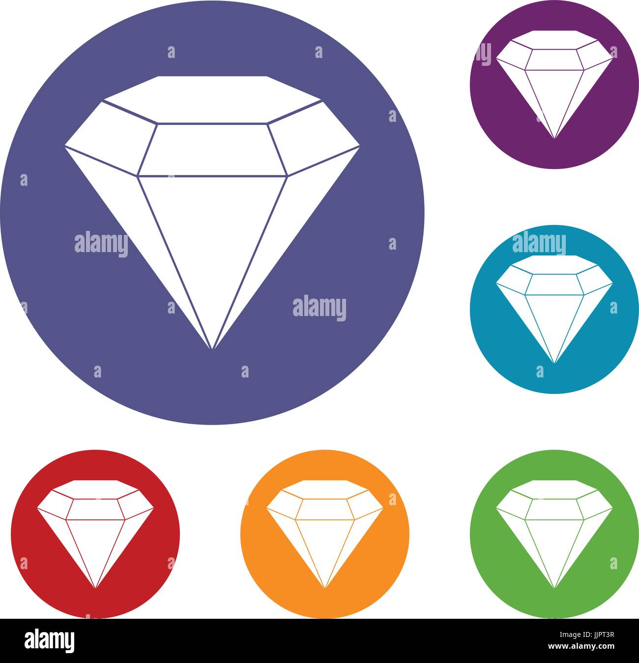 Brilliant gemstone icons set Stock Vector Image & Art - Alamy
