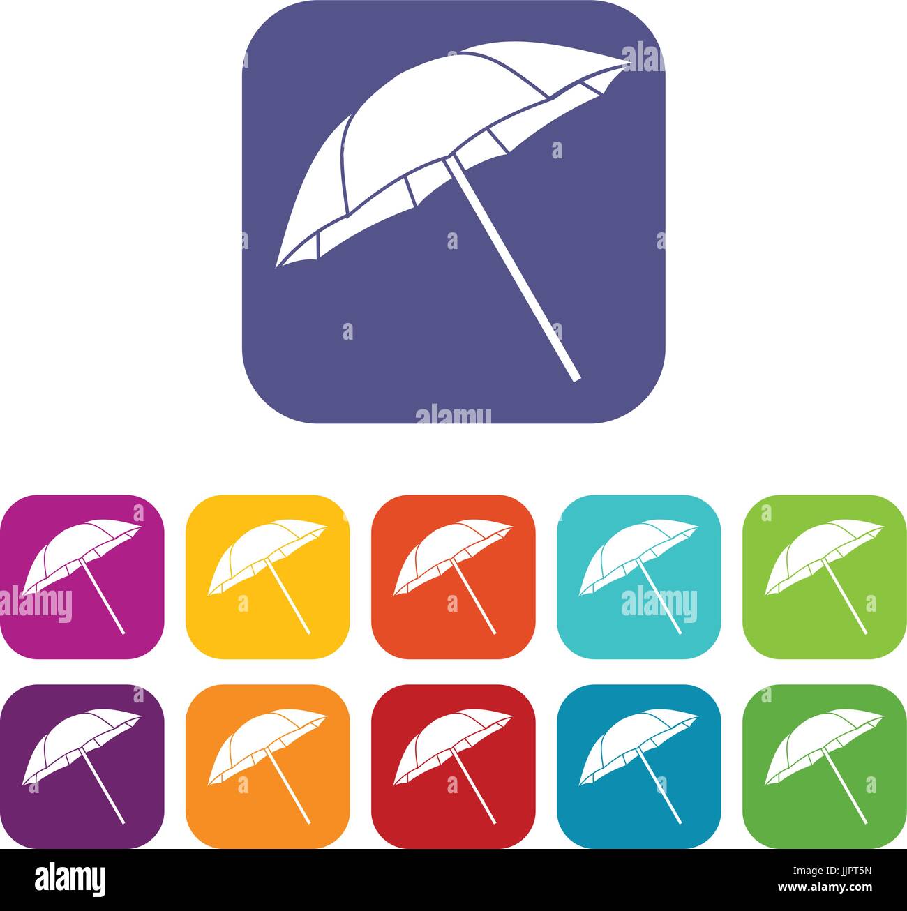 Umbrella icons set Stock Vector Image & Art - Alamy