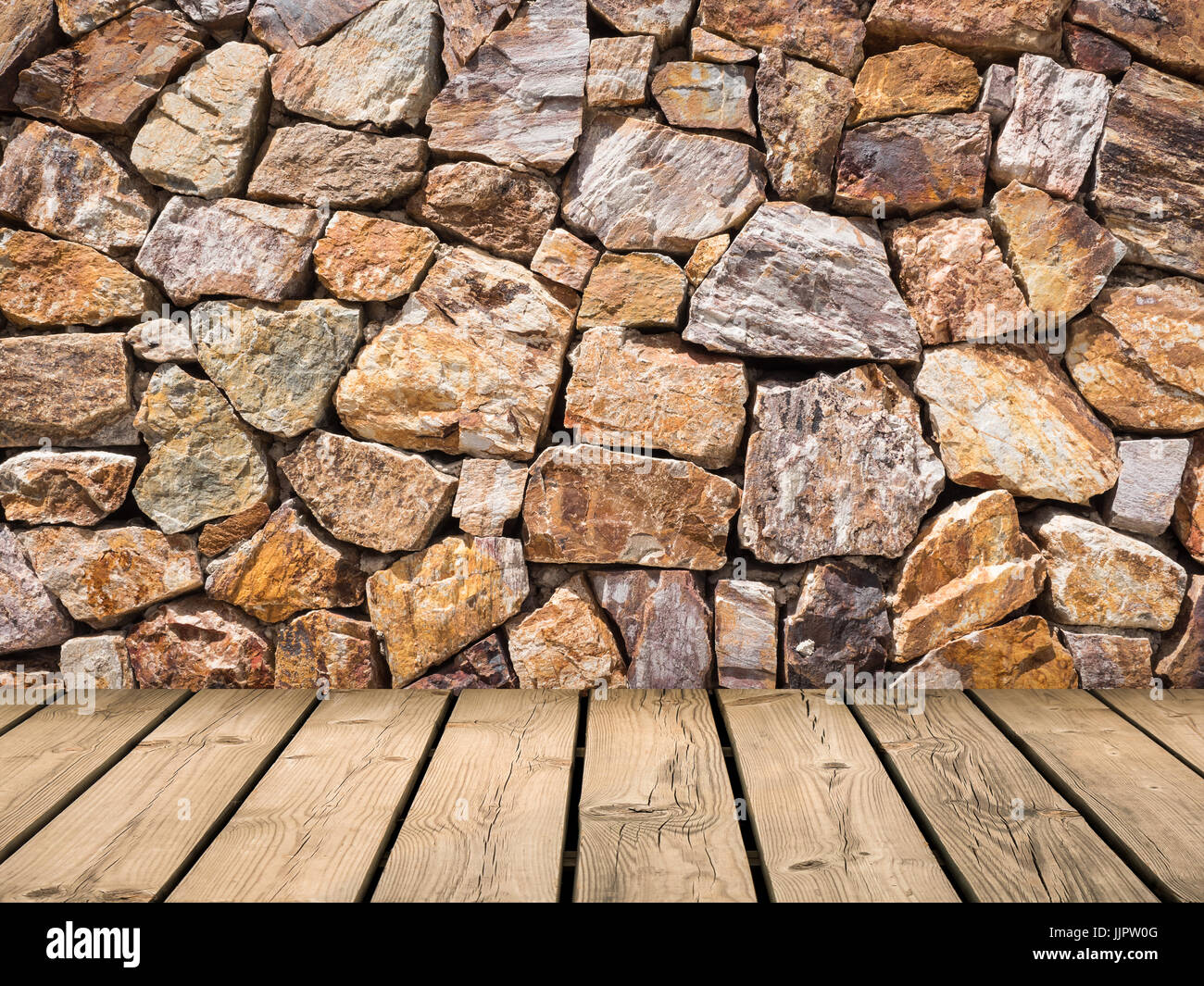 timber wooden floor with brown stone background Stock Photo - Alamy