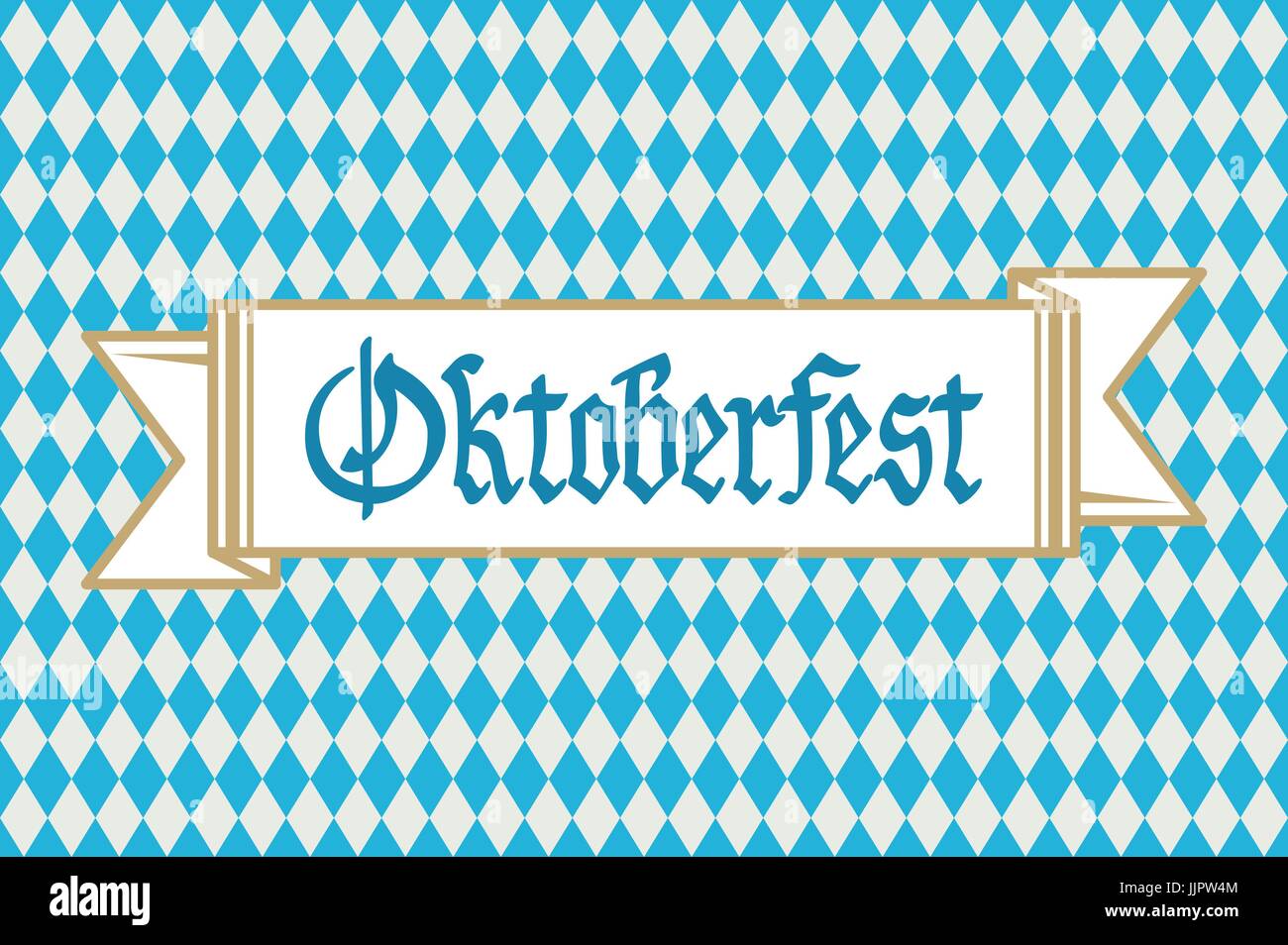 Oktoberfest background with banner and text Oktoberfest vector art ...