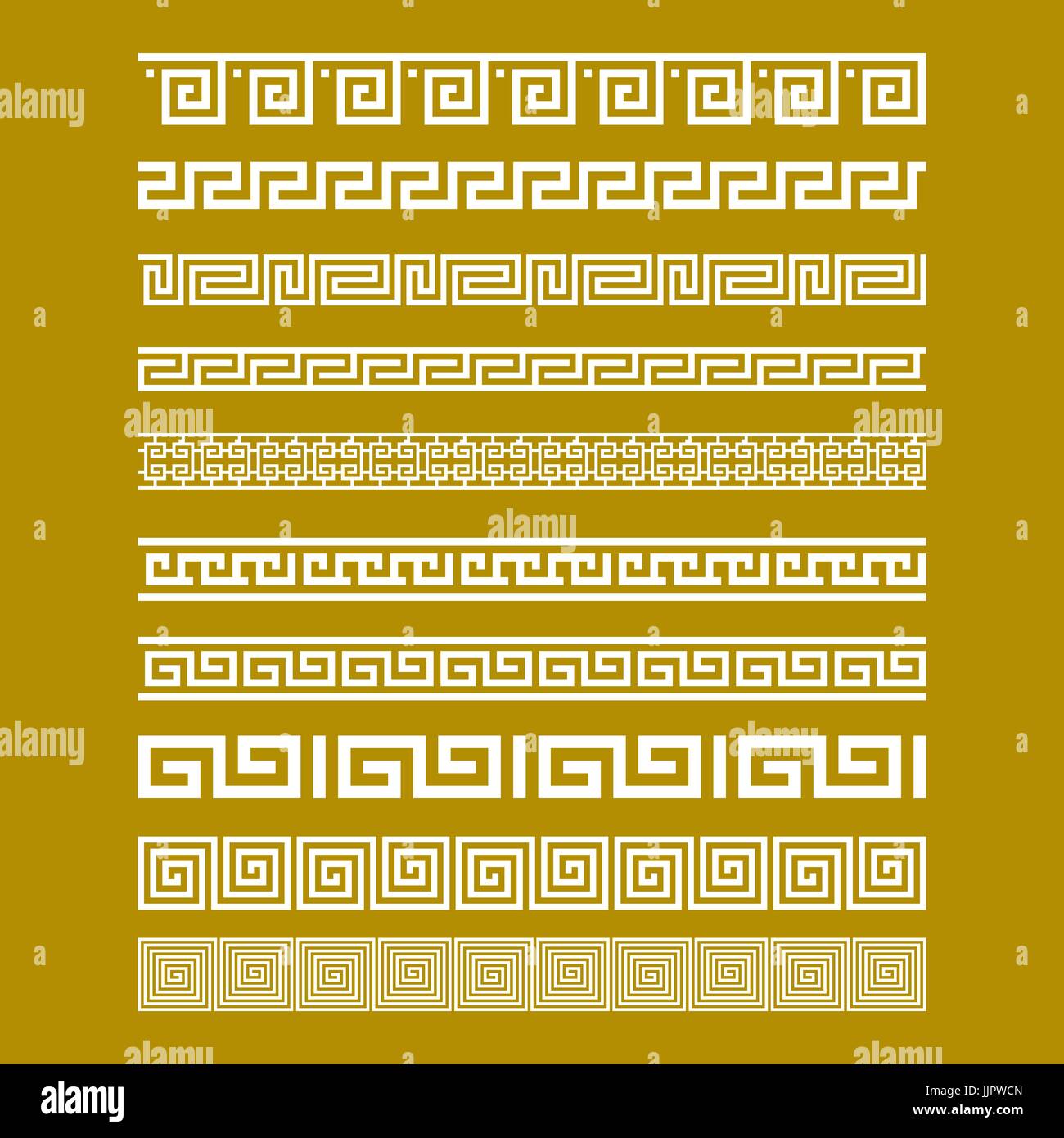 Meander patterns Stock Vector Images - Alamy