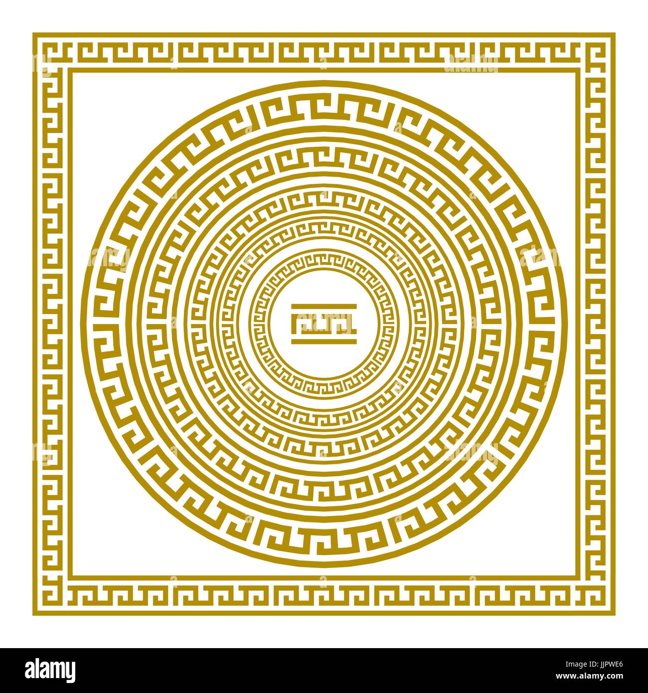 Greek patterns Stock Vector Images - Alamy