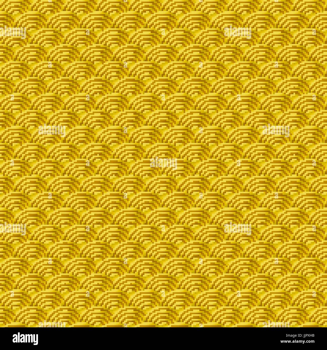 Chinese yellow gold seamless pattern dragon fish scales simple seamless ...