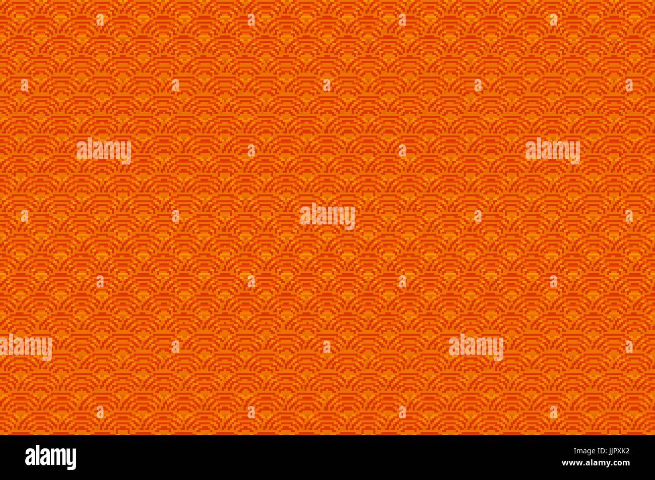 Chinese orange seamless pattern dragon fish scales simple seamless ...