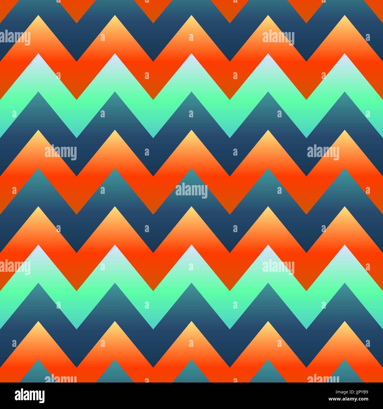 seamless retro Zig zag pattern vector art Stock Vector Image & Art - Alamy
