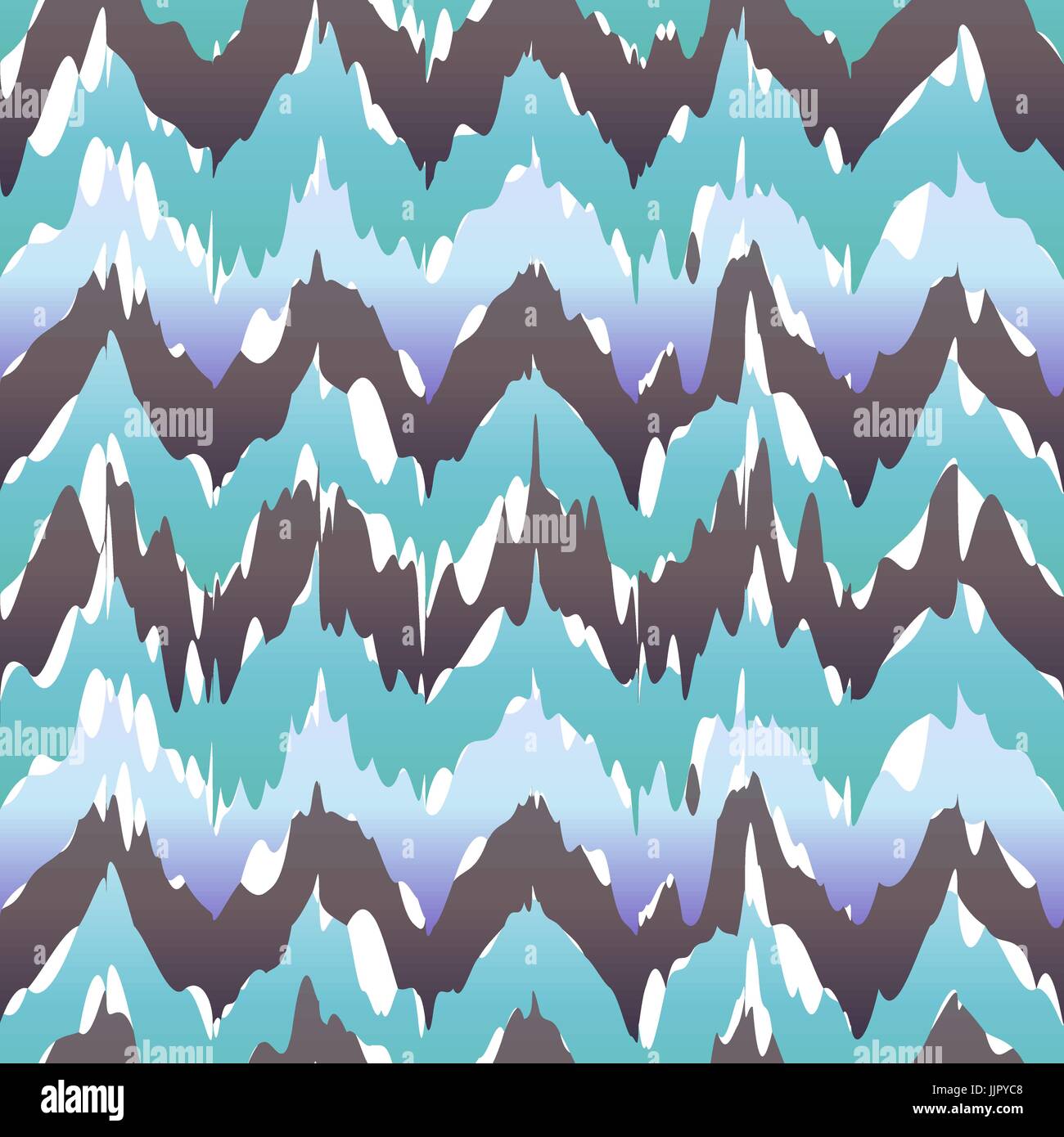 Seamless Ikat Chevron Background Pattern blue vector cool freshly art ...