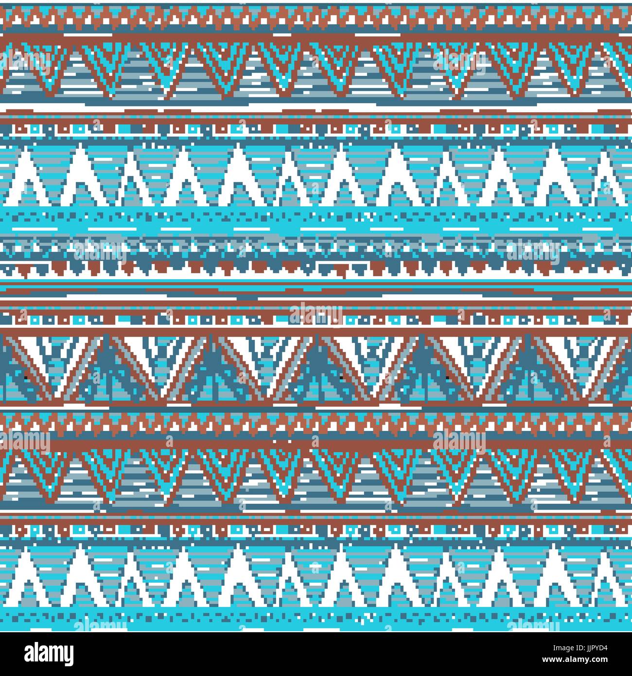Abstract hand-drawn ethnic pattern, tribal background. Vector pattern ...