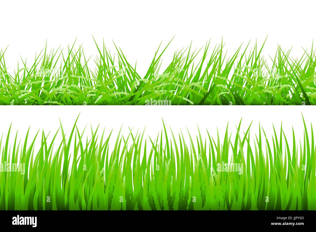Green Grass Border, Vector Illustration art Stock Vector Image & Art ...